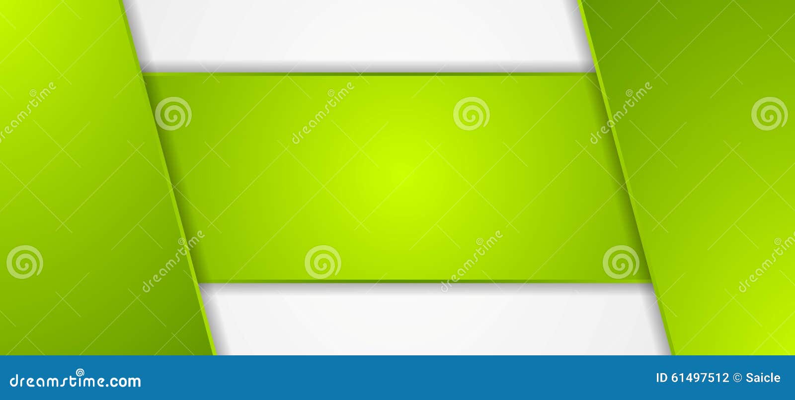 Green Tech Corporate Banner Design Stock Vector - Illustration of ...