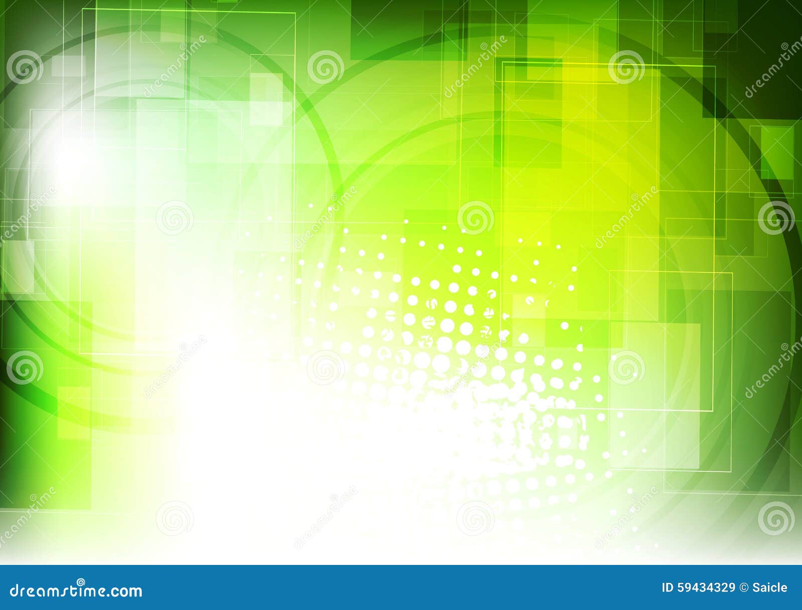Green Tech Vector Geometric Background Stock Vector - Illustration of ...