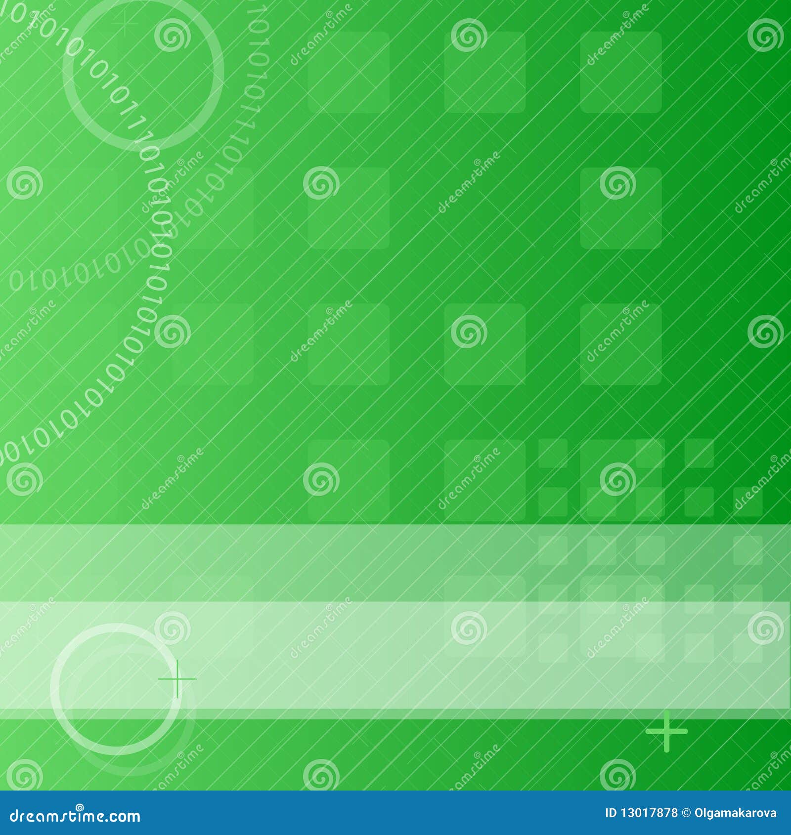 Green techno background stock vector. Illustration of abstract - 13017878