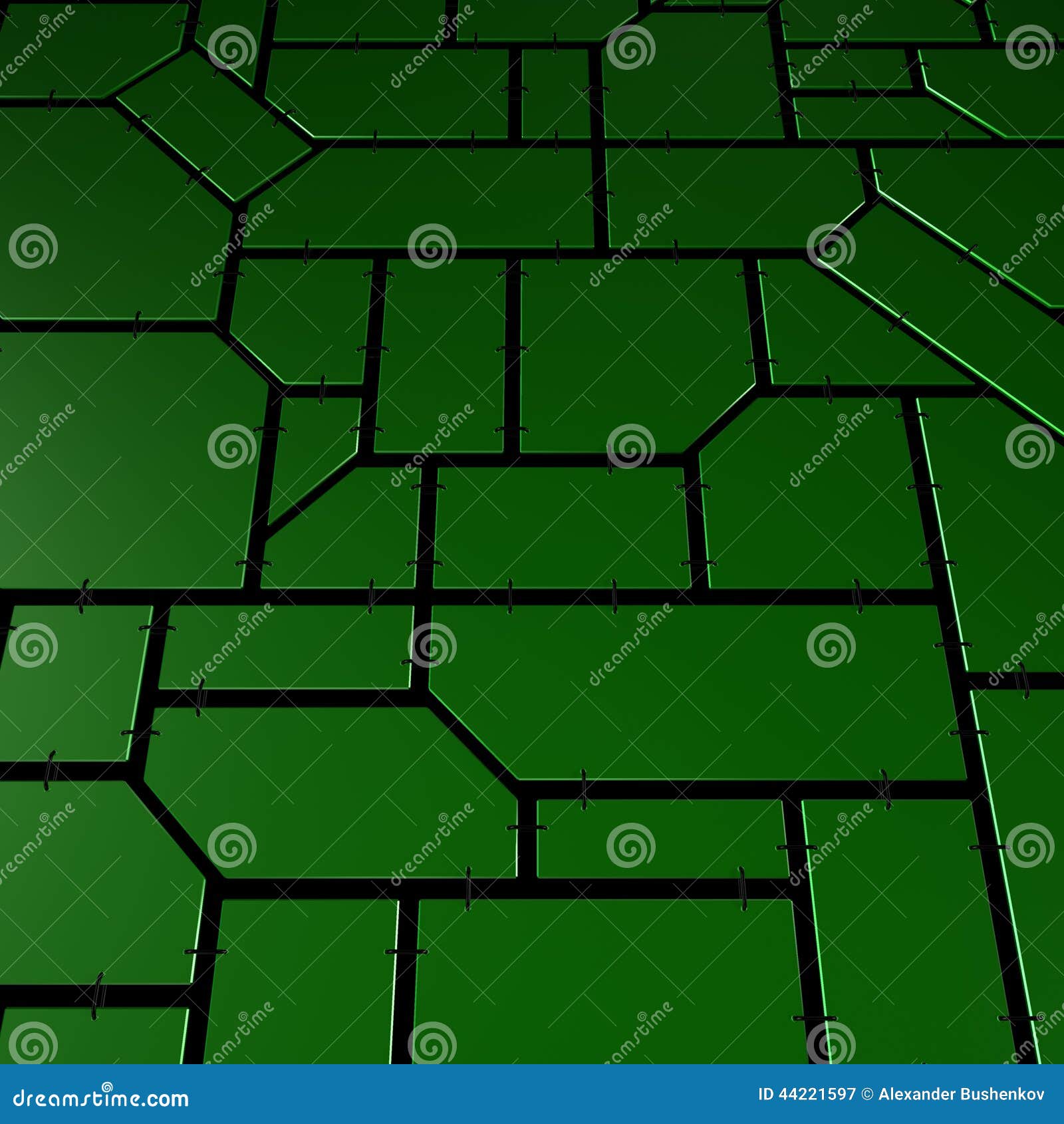 Green techno background stock illustration. Illustration of background ...