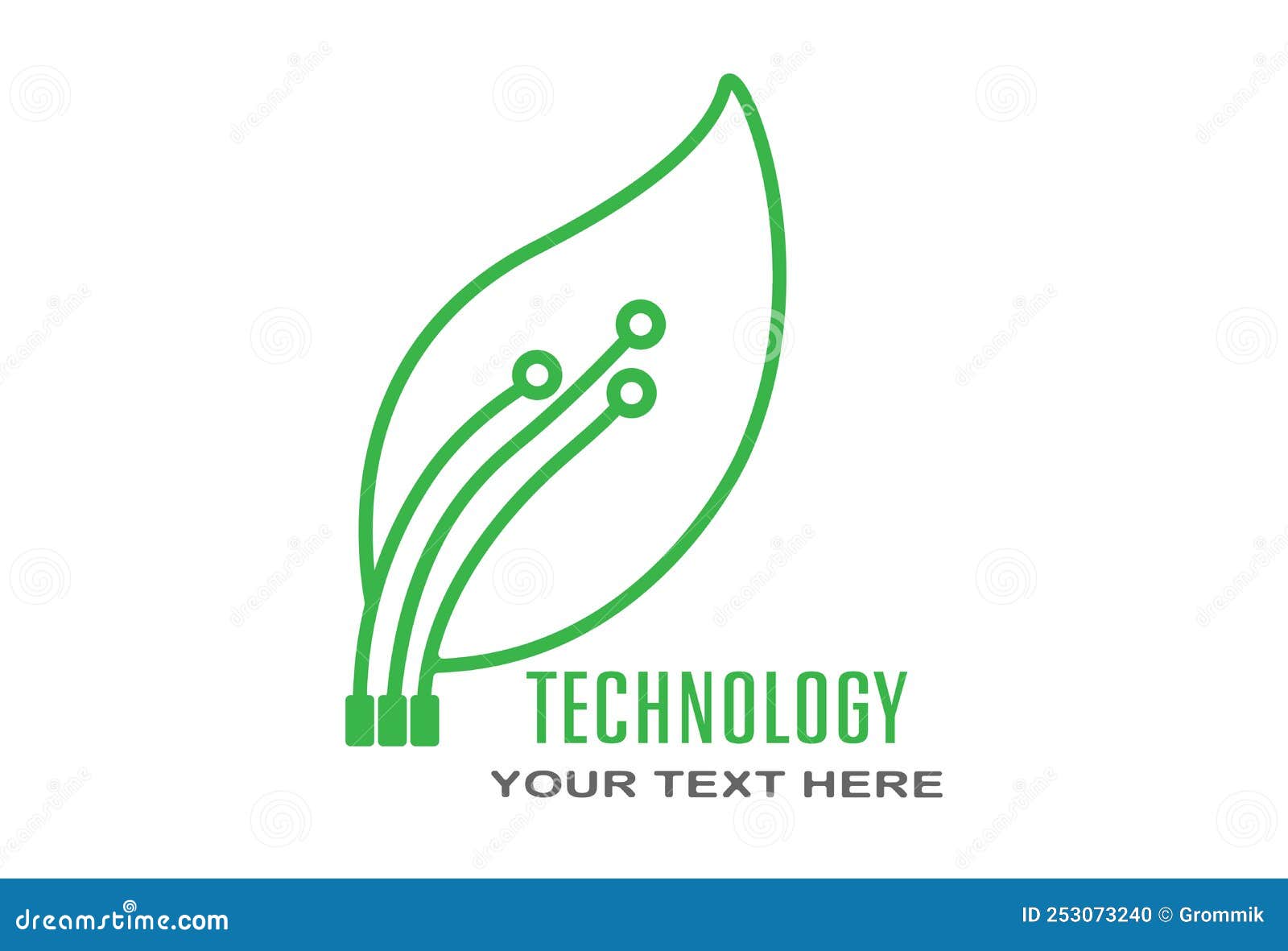 Green Technologies. Logo, Sticker, Label or Brand Template for Thematic ...