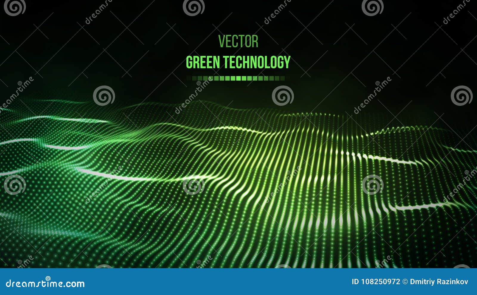 Green Technology Background. Green Energy Vector Illustration Eps10 ...