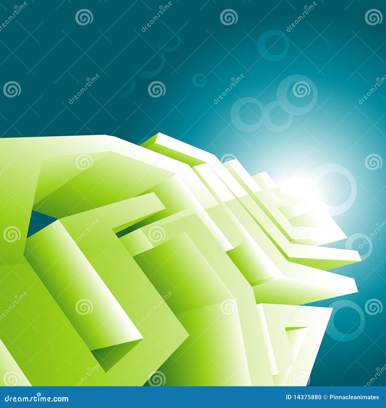 Green Technology Design Wallpaper Stock Vector - Illustration of future ...