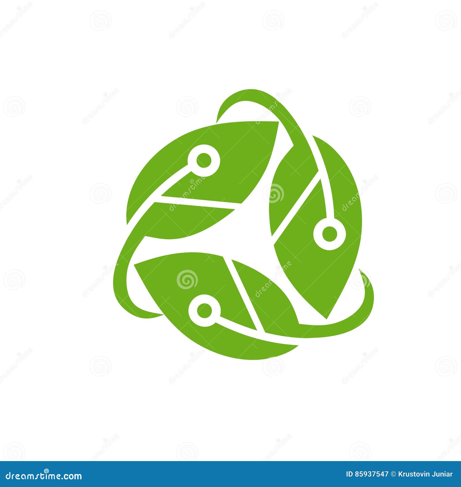 Green technology logo stock vector. Illustration of clean - 85937547