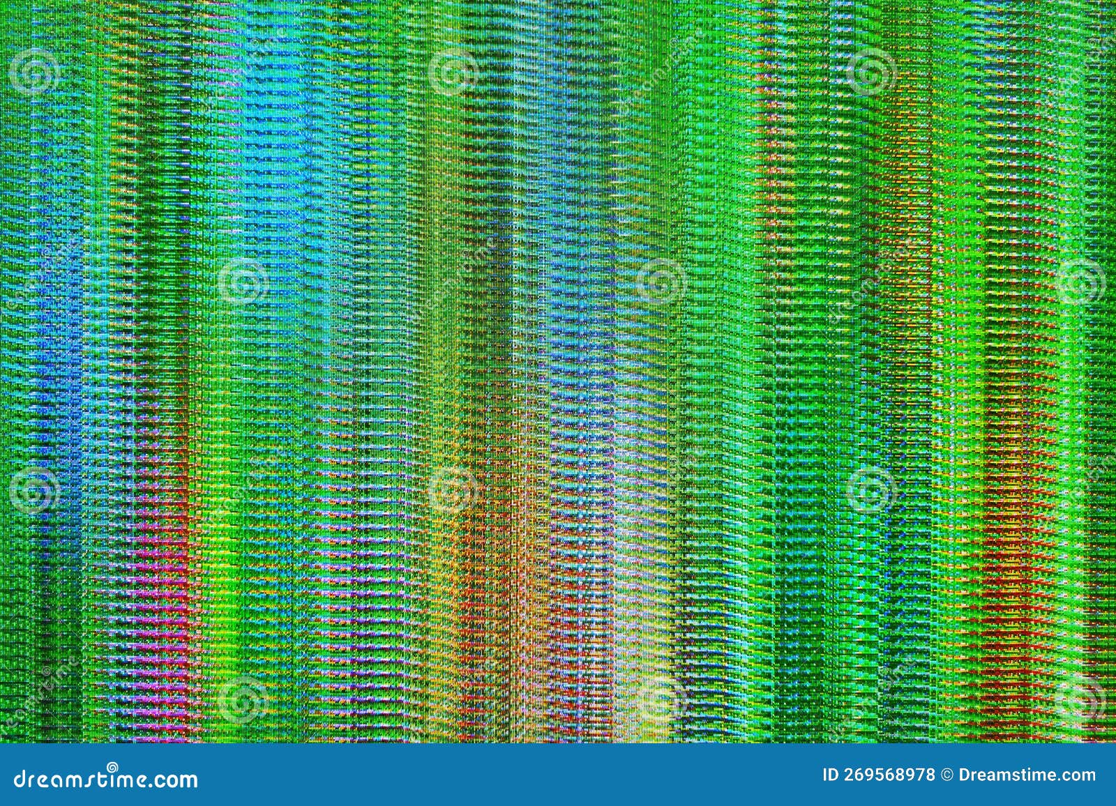 Green Television Static Background Stock Photo - Image of broadcasting ...