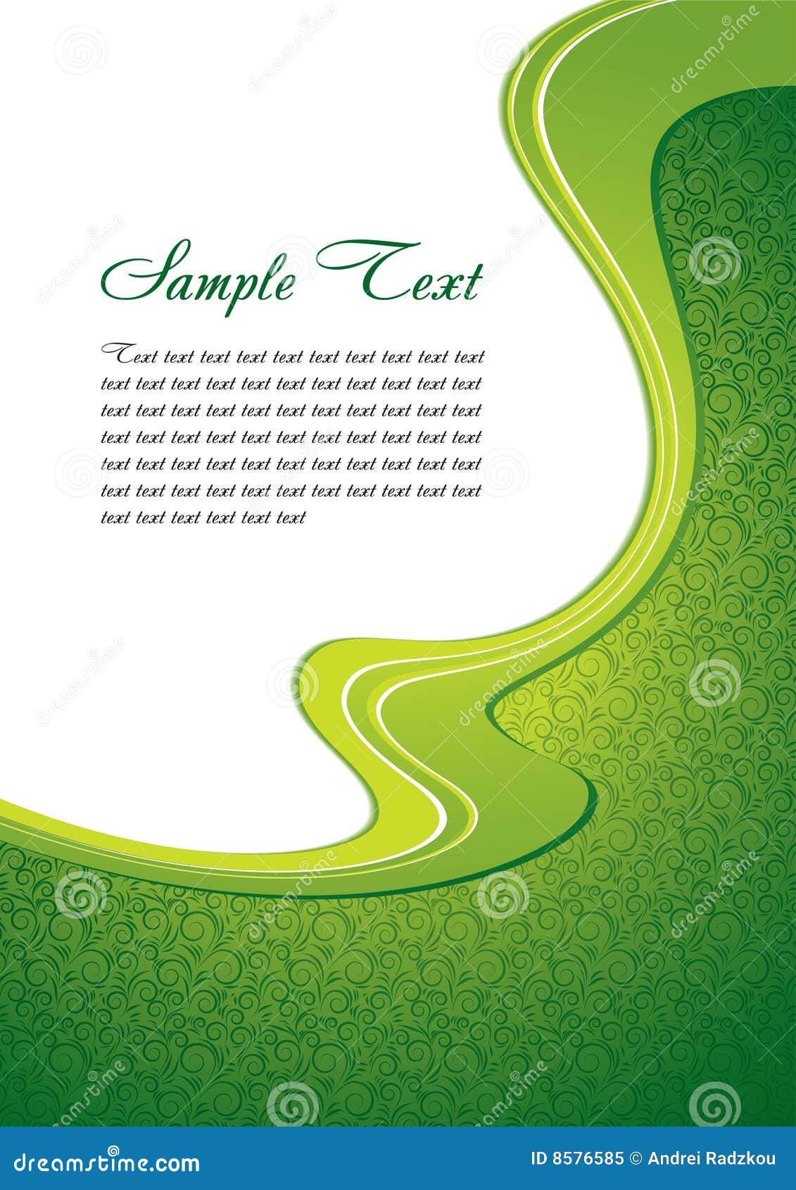 Green template stock vector. Illustration of verde, textured - 8576585