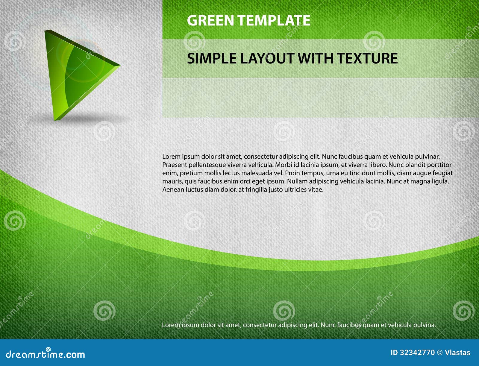 Green template stock vector. Illustration of abstract - 32342770