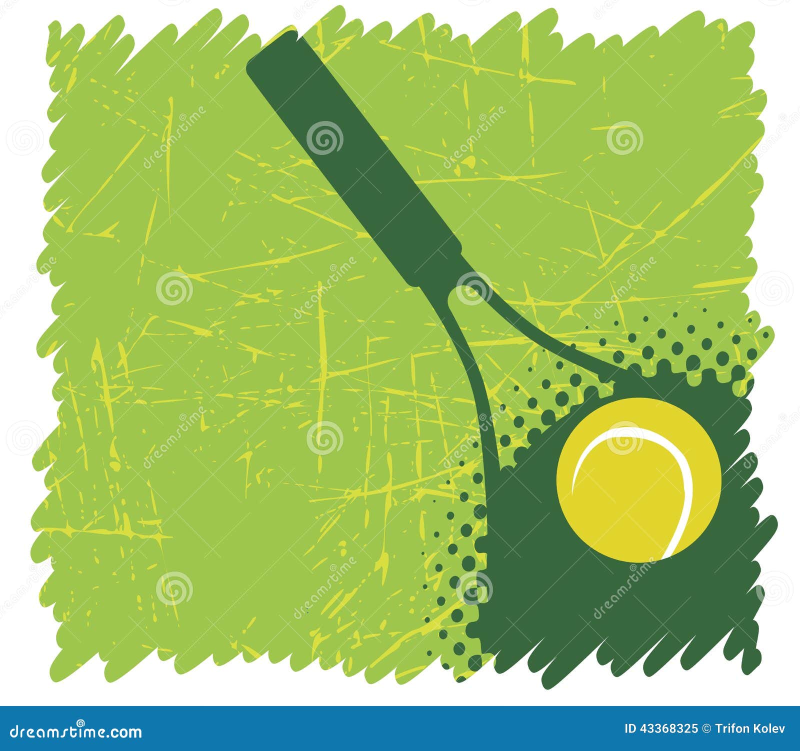 Tennis Background. Seamless Pattern Of Hand-drawn Black Sketch Style ...