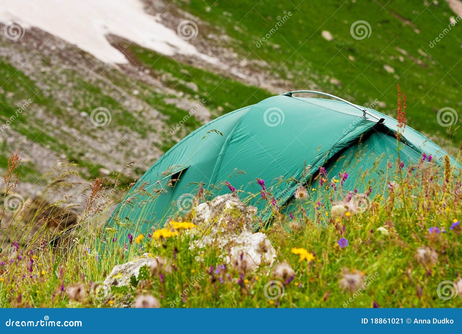 Green tent stock image. Image of hike, leisure, activity - 18861021