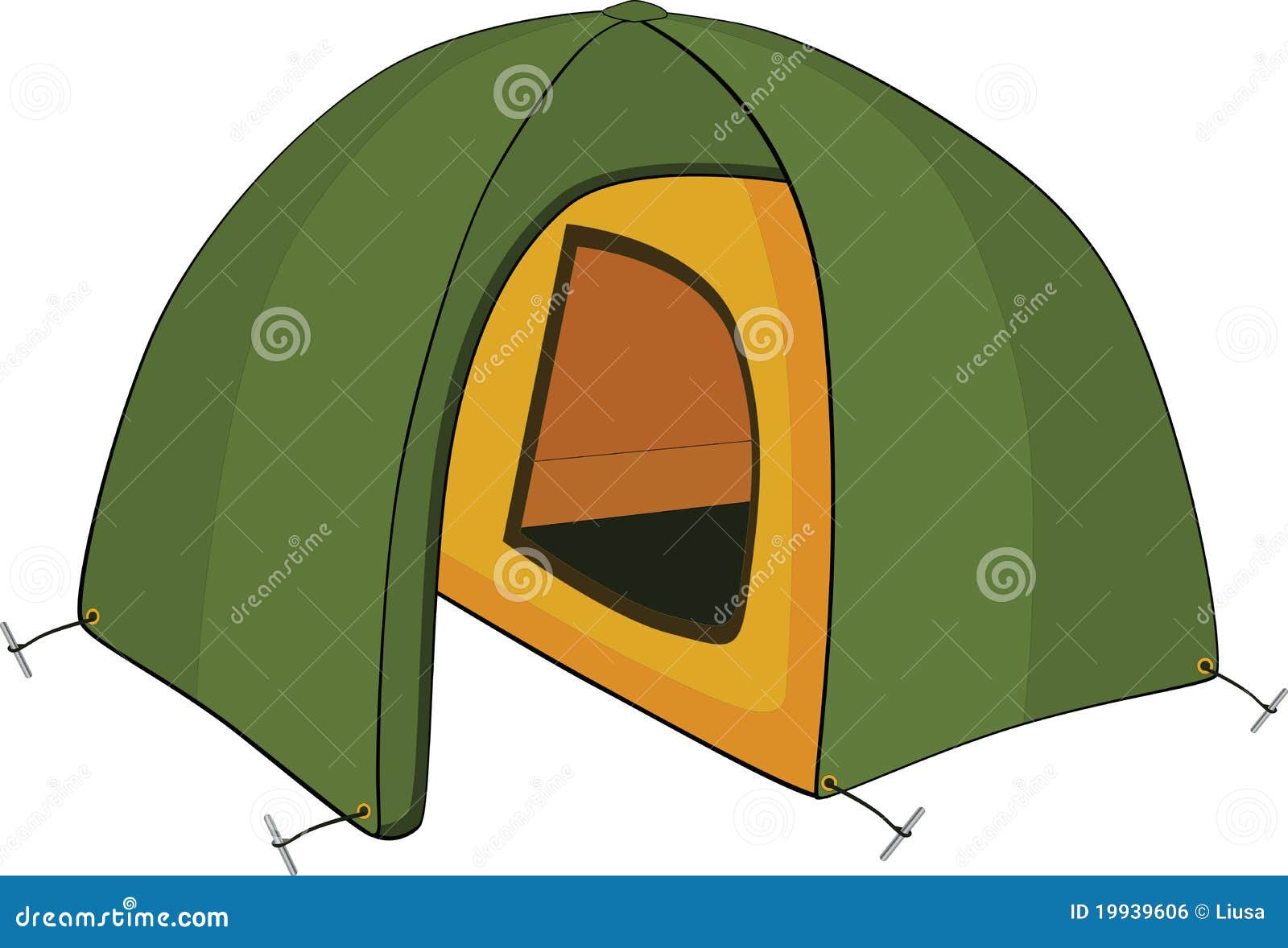 Tent Cartoon