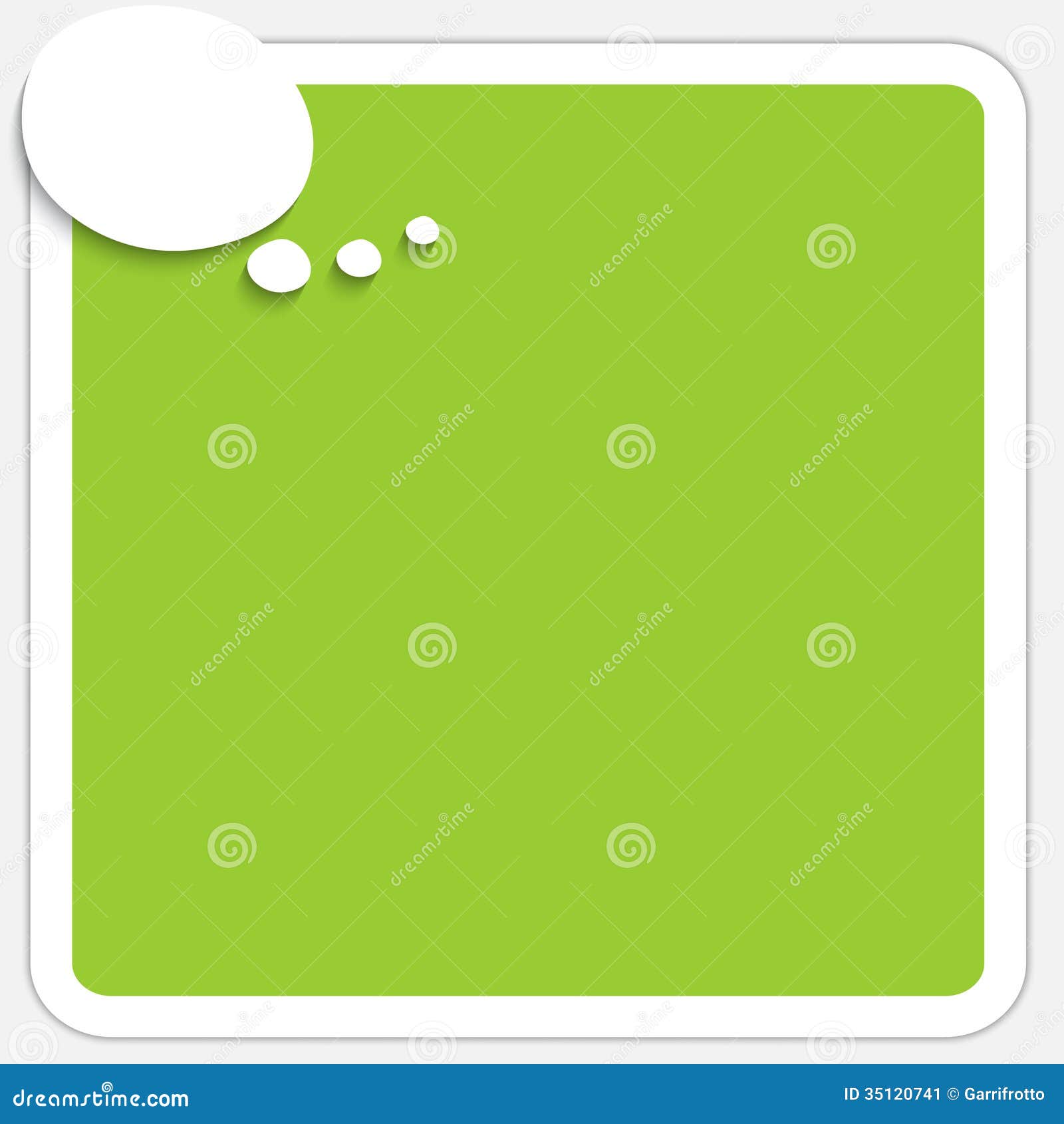 Green Text Box Stock Image - Image: 35120741