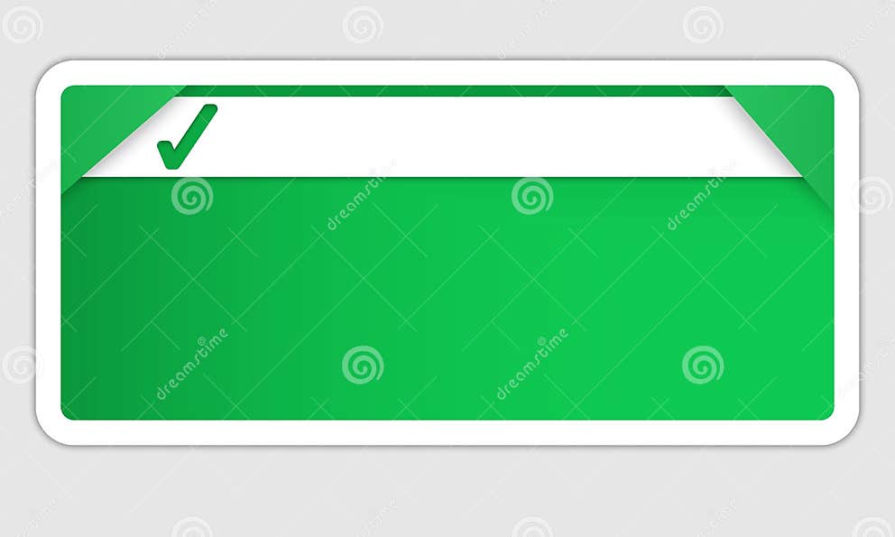 Green text box stock vector. Illustration of message - 34254822