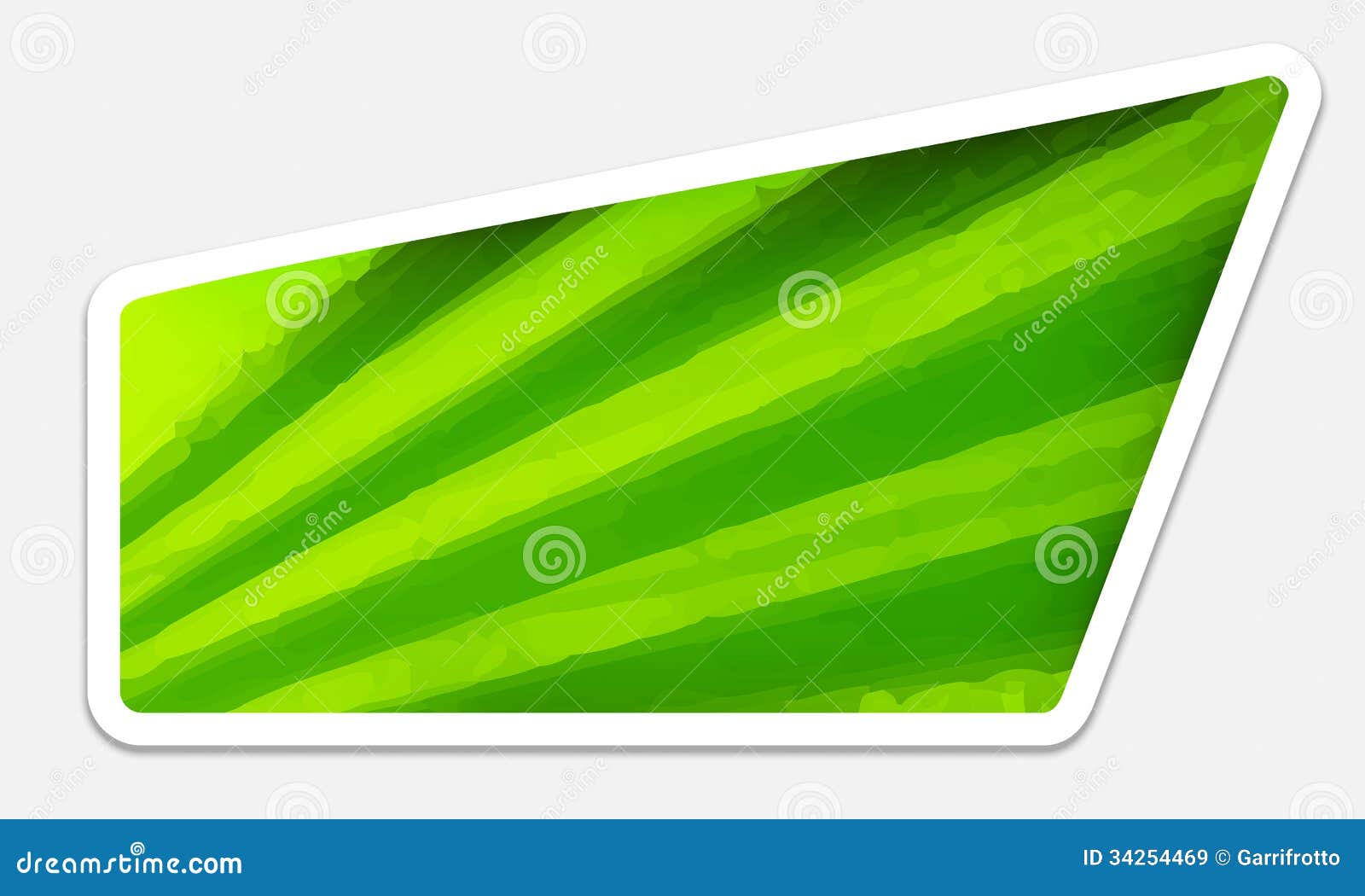 Green Text Box Cartoon Vector | CartoonDealer.com #34254469
