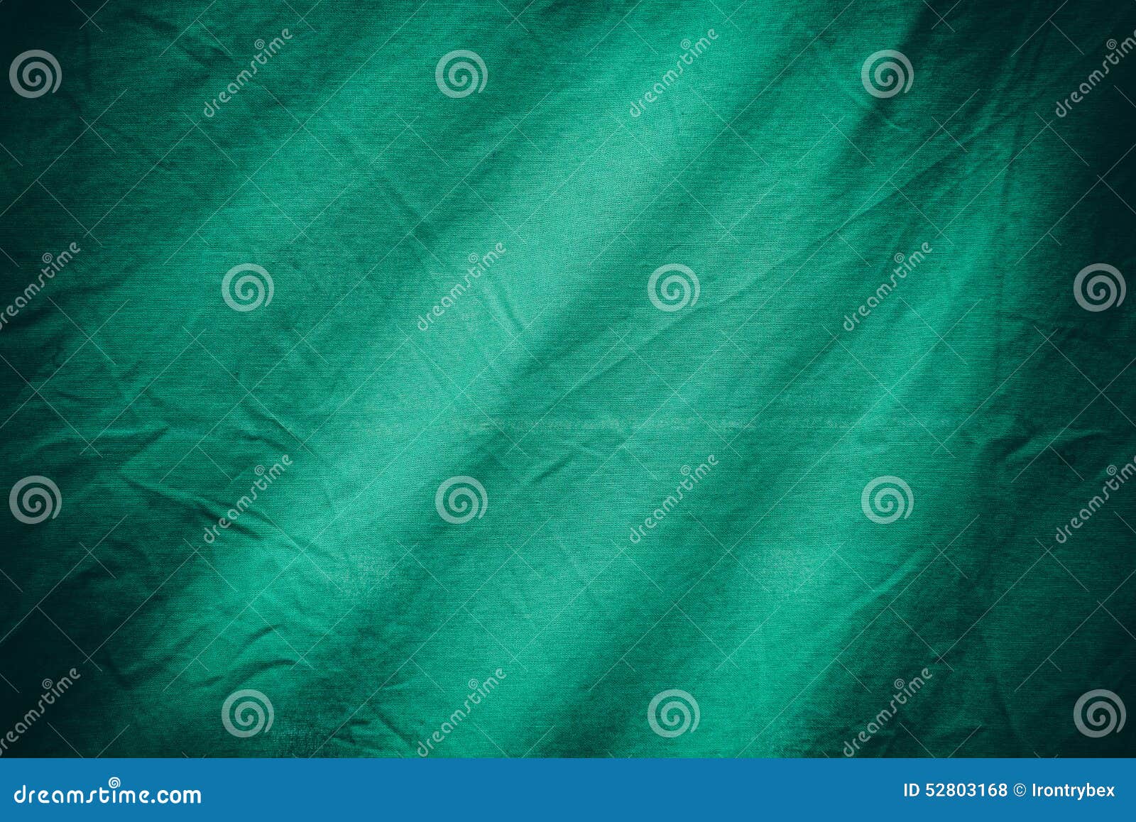 Green Textile Background or Texture Stock Photo - Image of crumpled ...