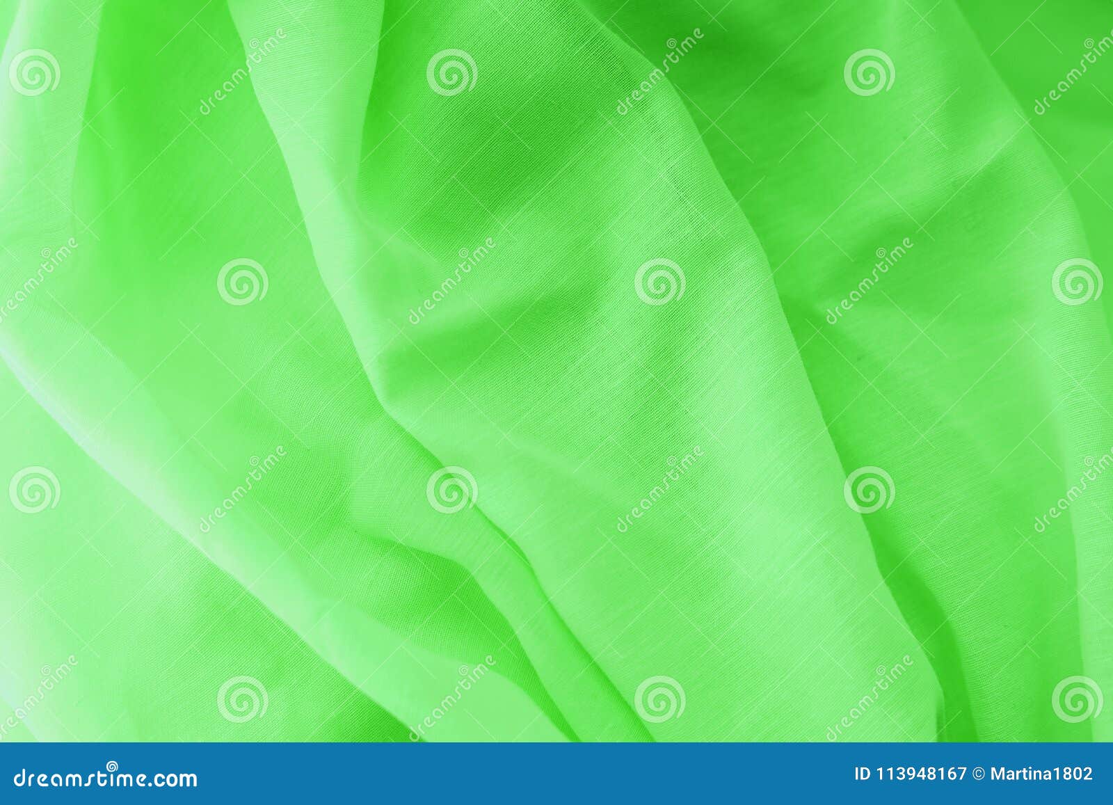 Green Textile Material Closeup Stock Image - Image of clothing, folds ...