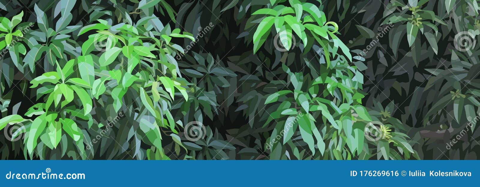 Lush Tree Drawing Vector. A Family Tree With Many Leaves, Branches And ...