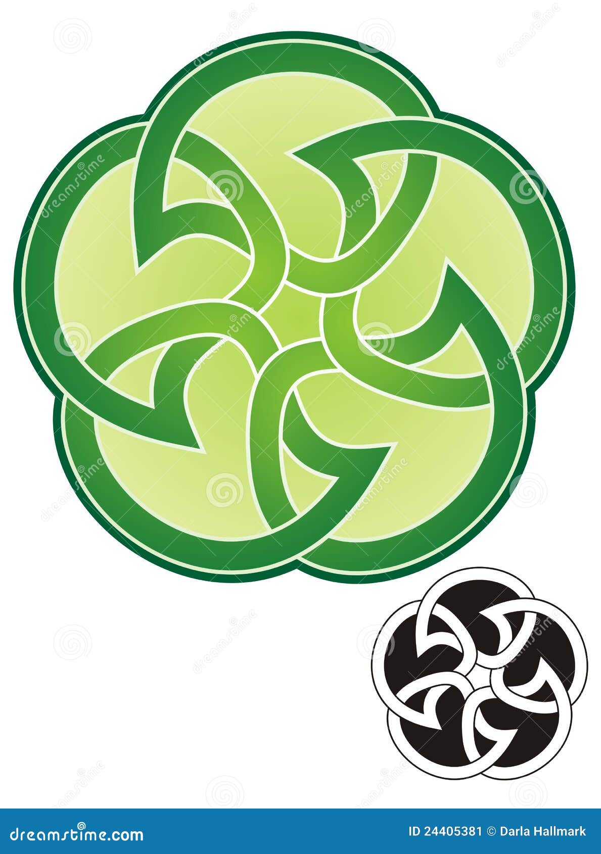Green Thing stock vector. Illustration of organic, emblem - 24405381