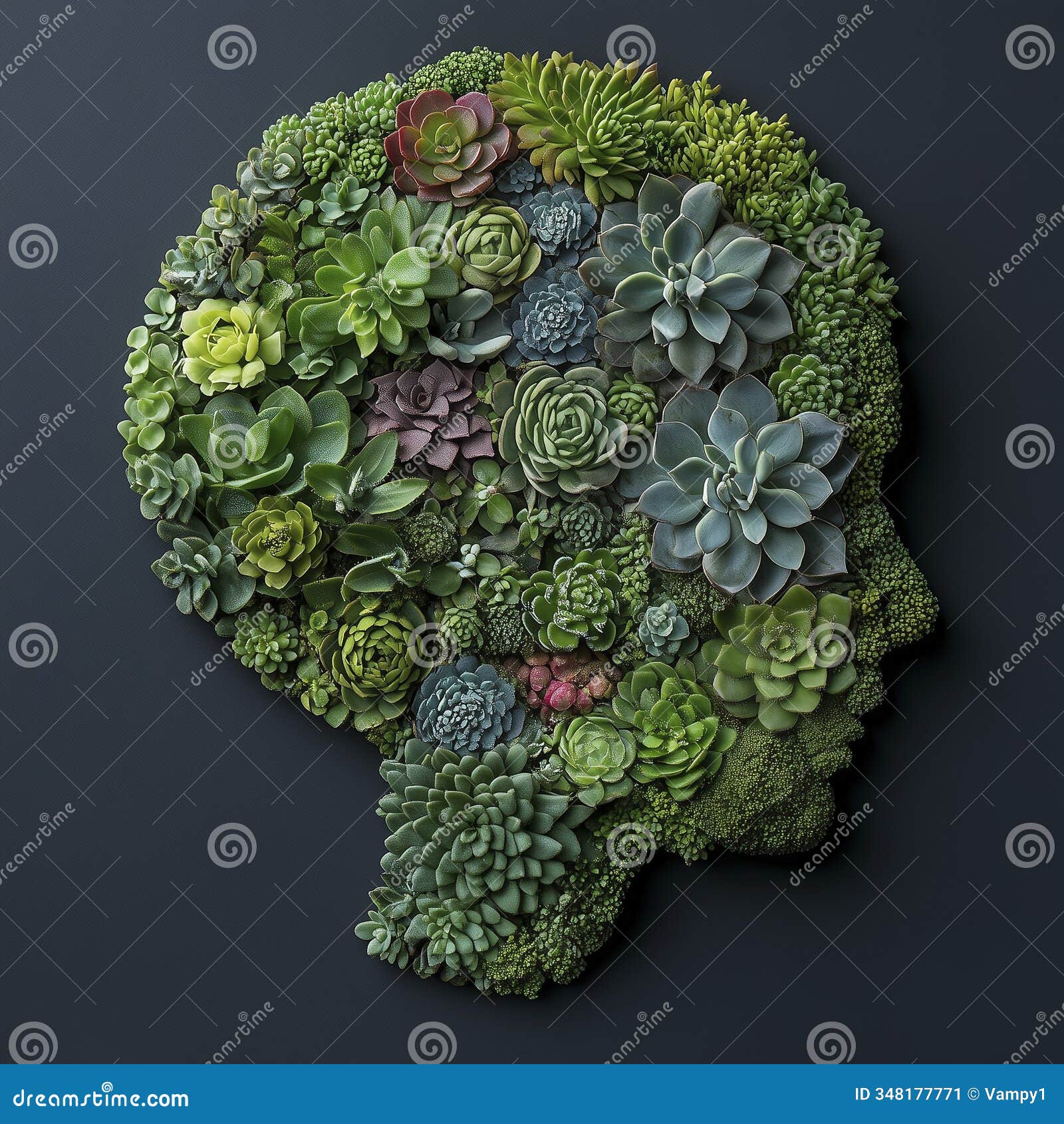 Sustainable Ecosystem Community With Self Sufficient Society Outline Concept Vector Illustration ...
