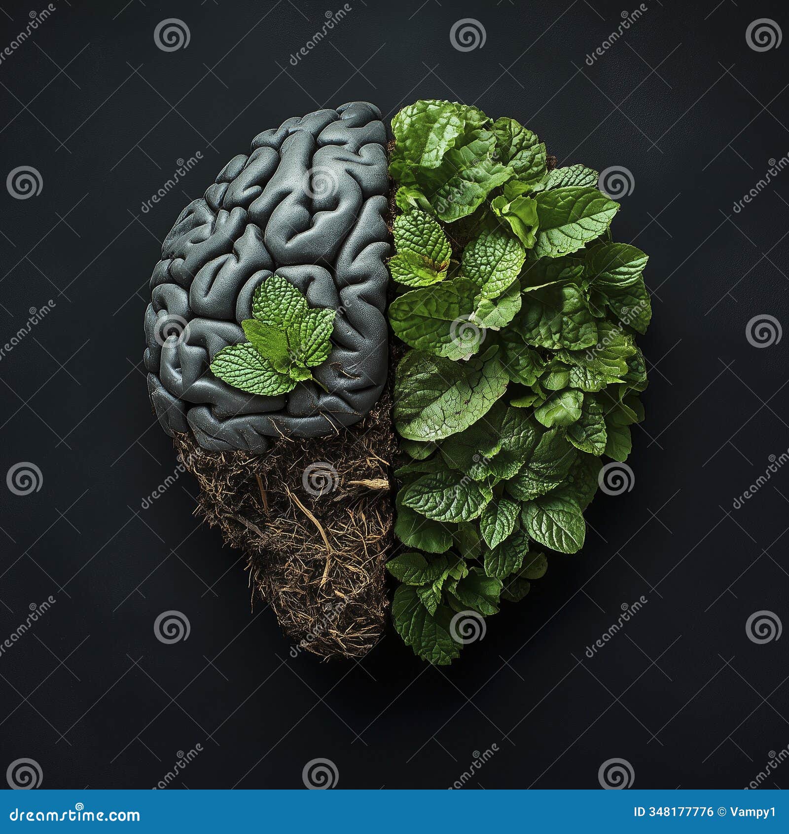 Sustainable Ecosystem Community With Self Sufficient Society Outline Concept Vector Illustration ...