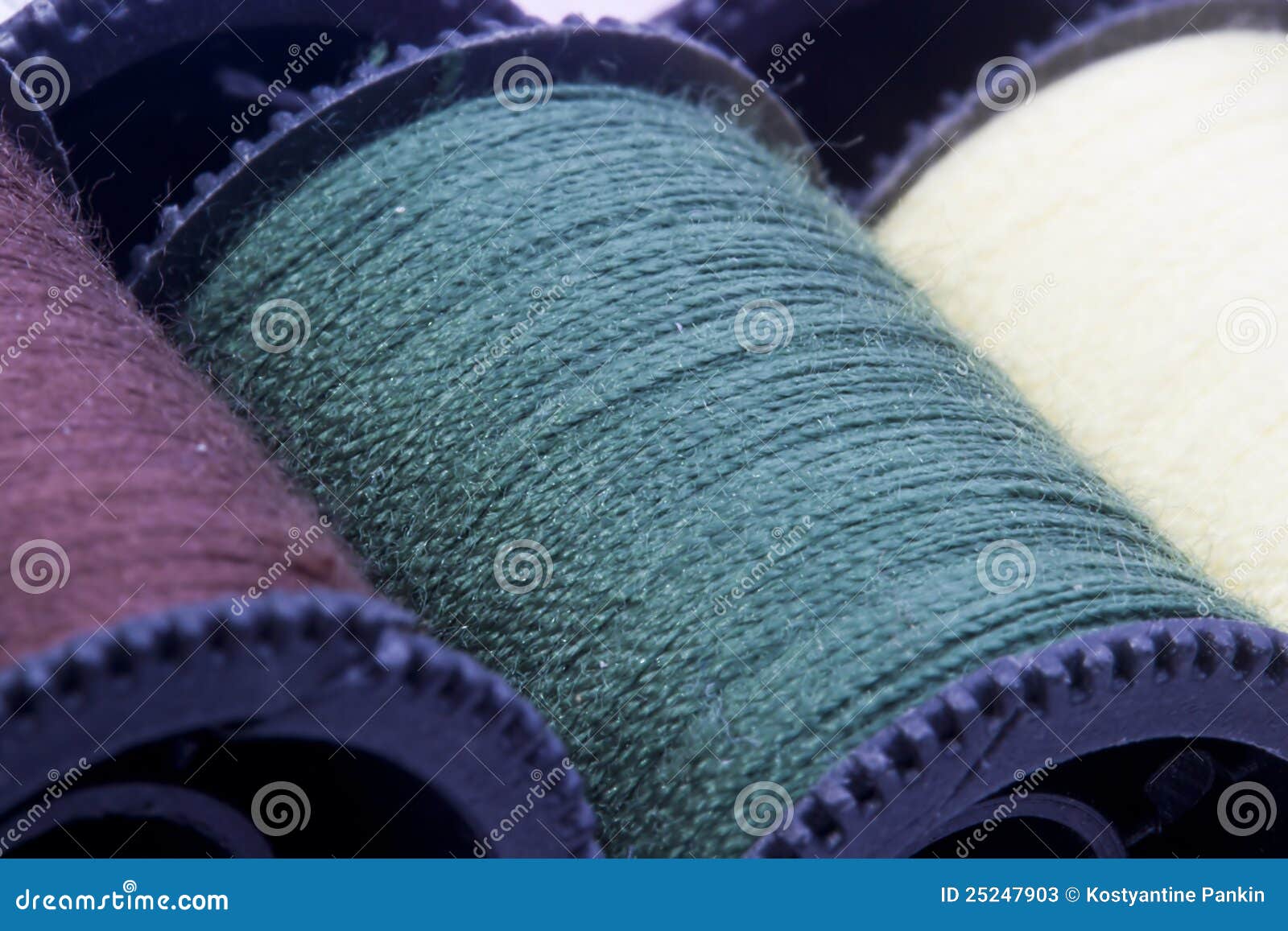 Green Thread stock image. Image of fashion, dressmaking - 25247903