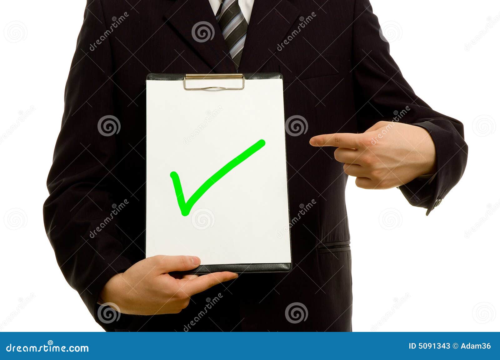 Green Tick On Clipboard Royalty-Free Stock Photo | CartoonDealer.com ...