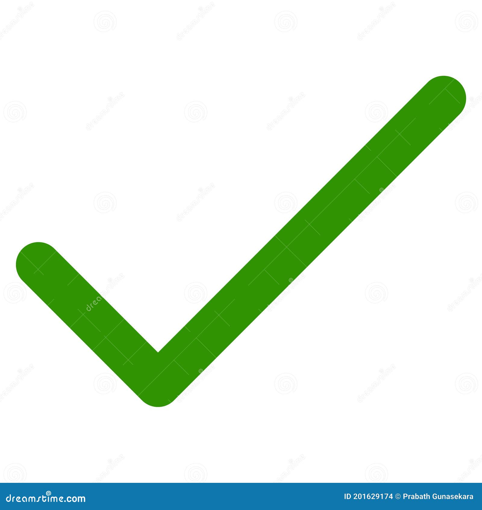 Green Tick Icon for Web or App Ui Design Stock Vector - Illustration of ...