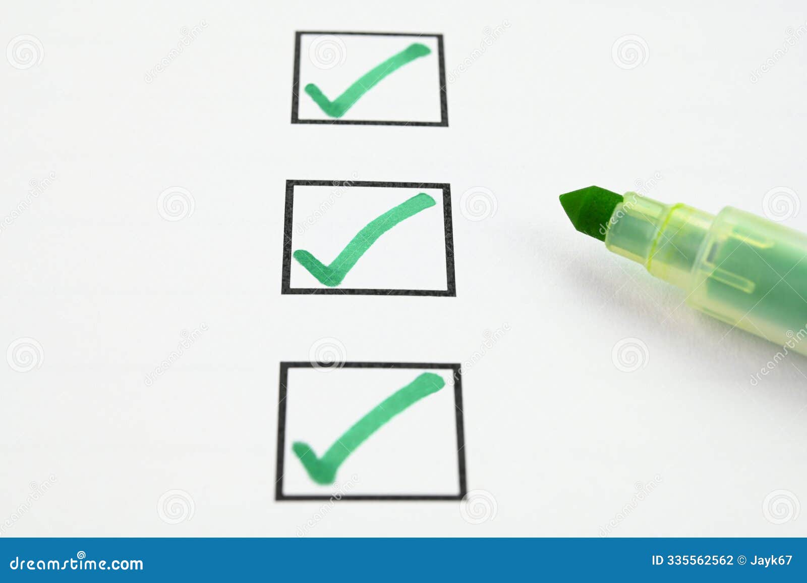 Green tick mark stock photo. Image of feedback, tick - 335562562