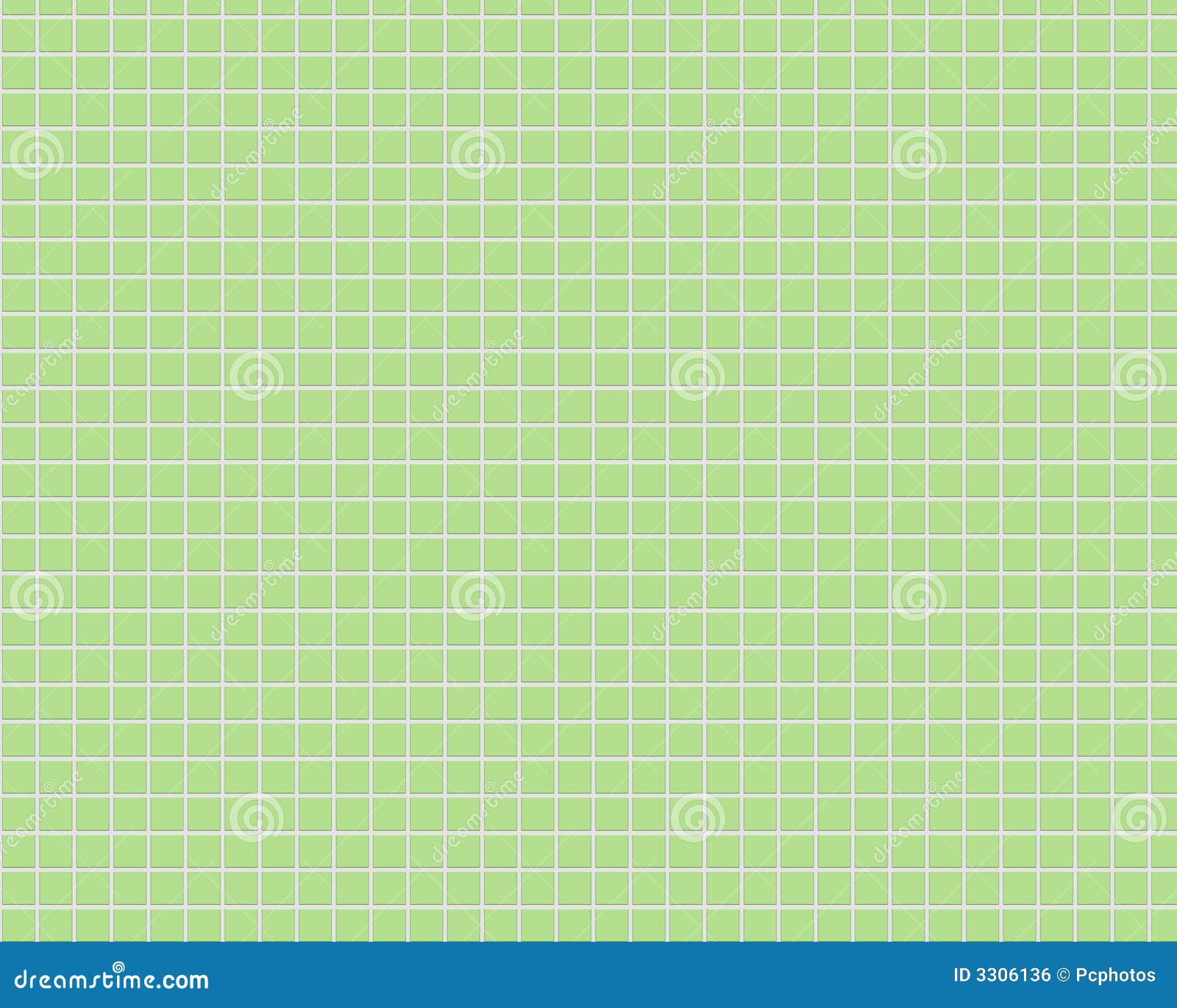 Green Tile Wall Horizontal. Seamless Texture. Cartoon Vector ...