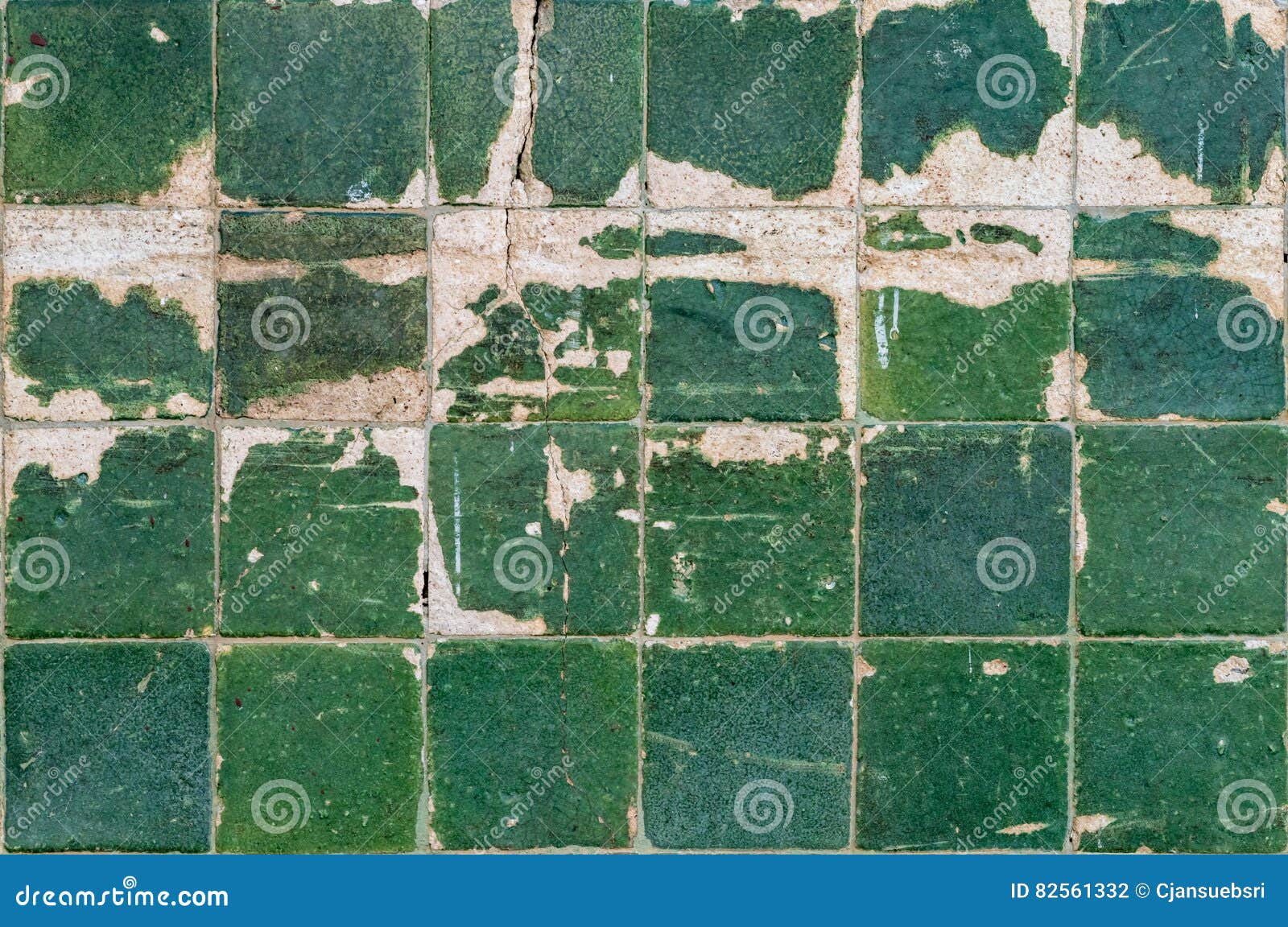 Green Tiles pattern stock photo. Image of textured, cement - 82561332