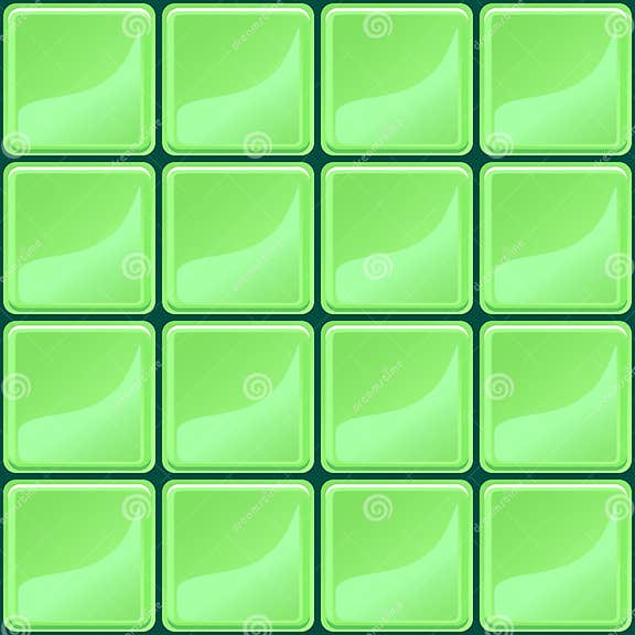 Green Tiles Texture Seamless Illustration Stock Vector - Illustration ...