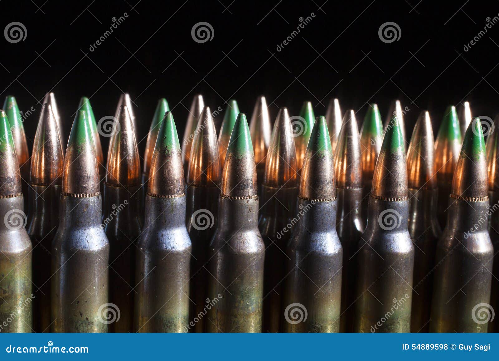 Green tipped bullets stock photo. Image of orange, shells - 54889598