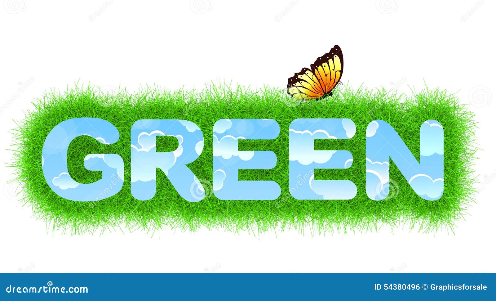 Green title stock illustration. Illustration of life - 54380496