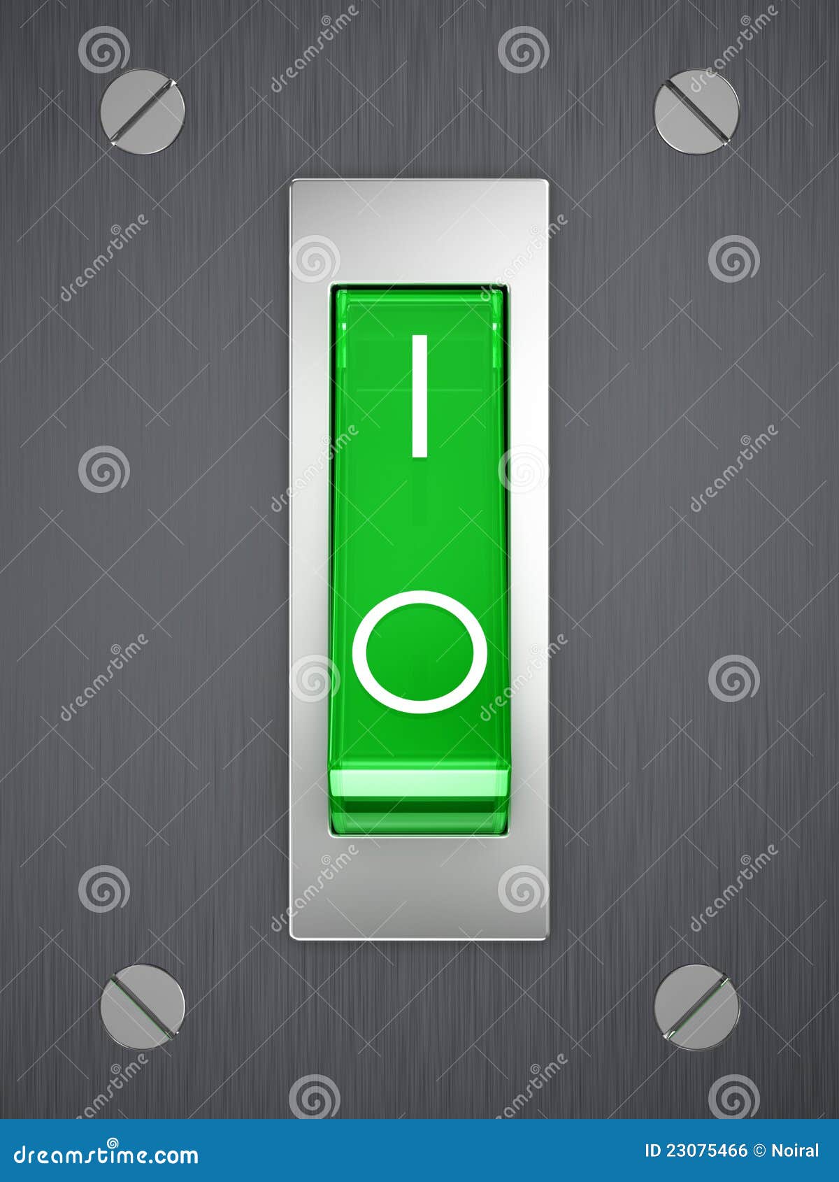Green Man And Toggle Switches Royalty-Free Stock Photography ...