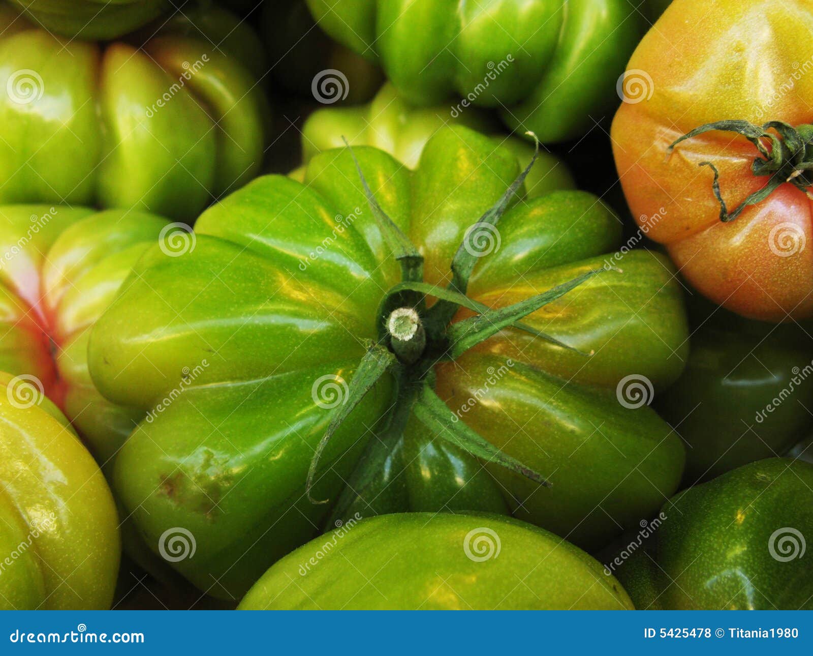 Green tomatoes stock photo. Image of piled, culinary, green - 5425478