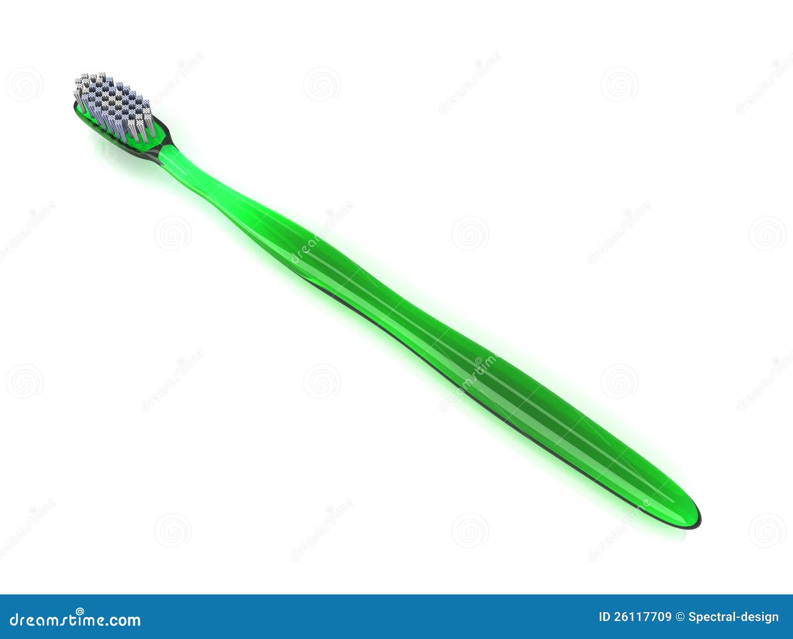 Green Toothbrush stock illustration. Illustration of hygiene - 26117709