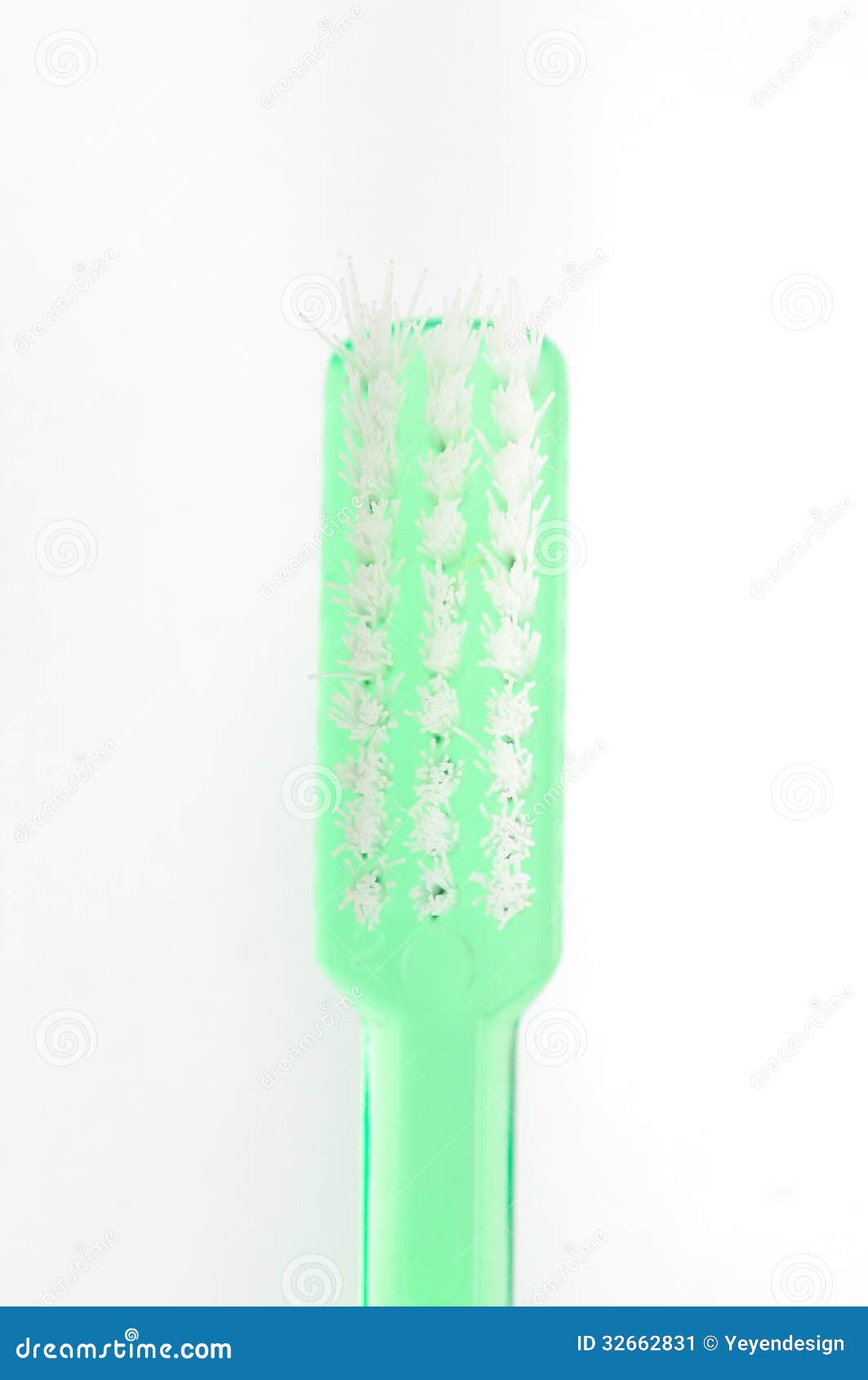 Green toothbrush stock image. Image of plastic, dental - 32662831