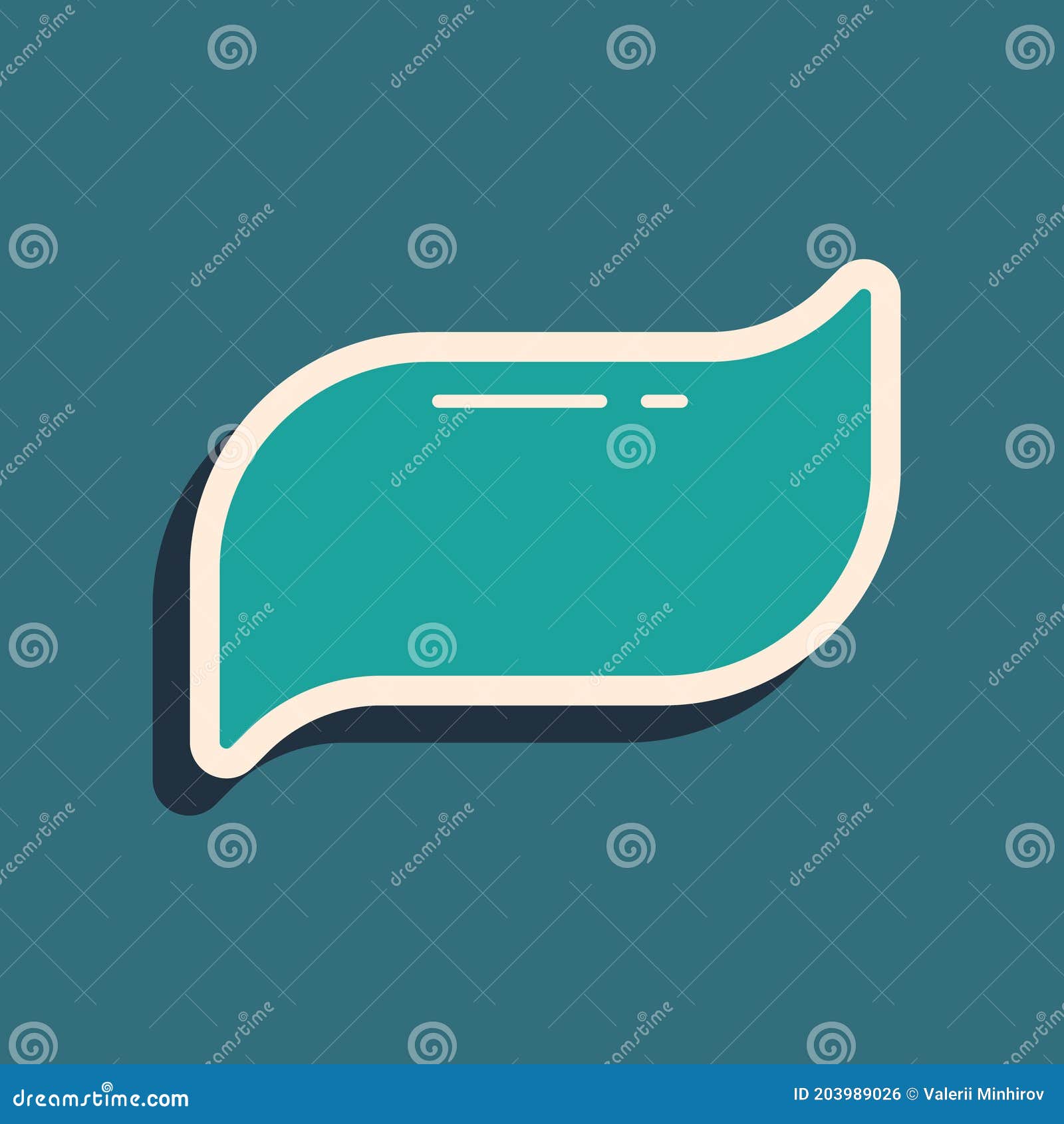 Green Toothpaste Icon Isolated on Green Background. Long Shadow Style ...