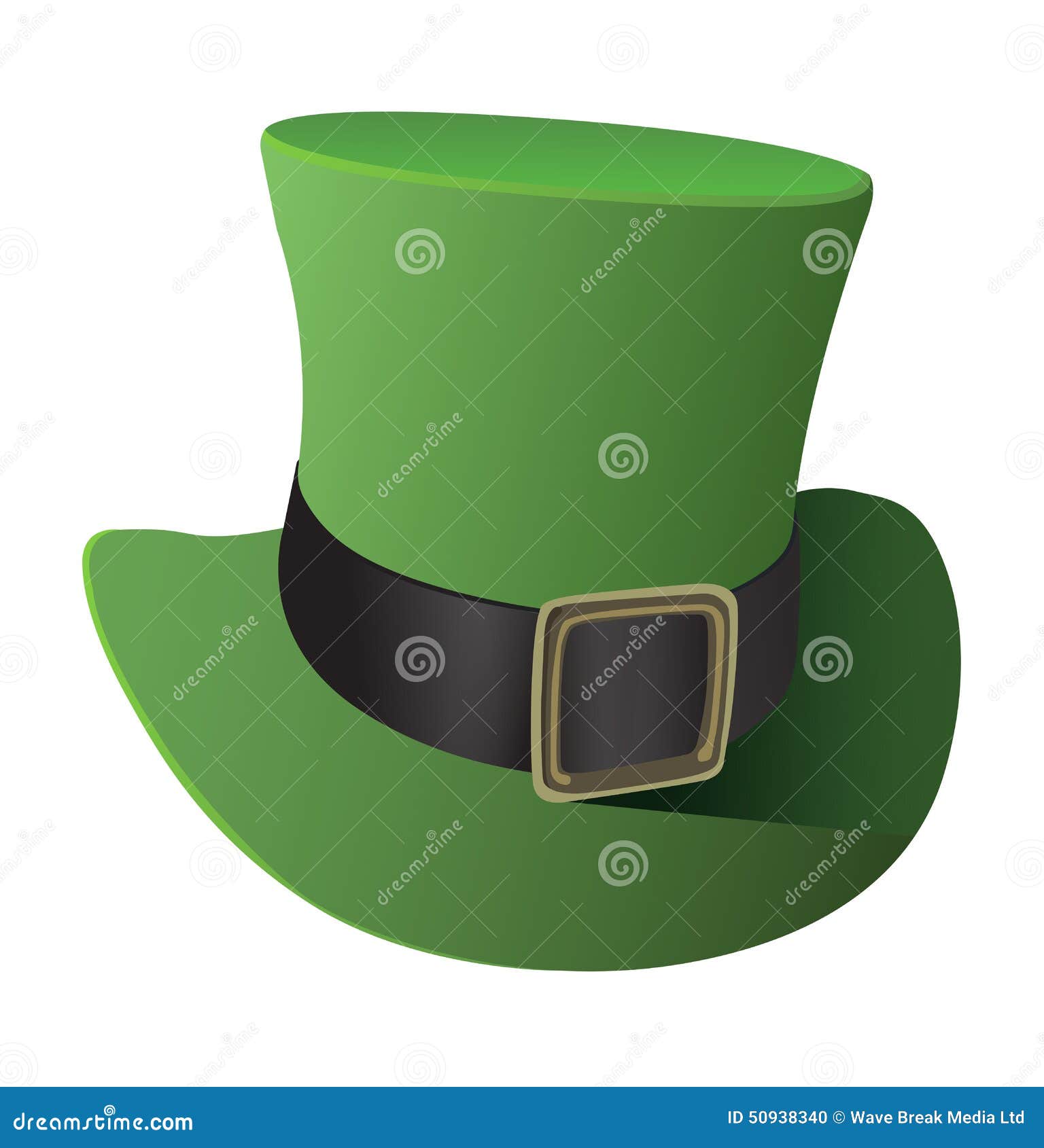 Green top hat vector stock vector. Illustration of graphic - 50938340