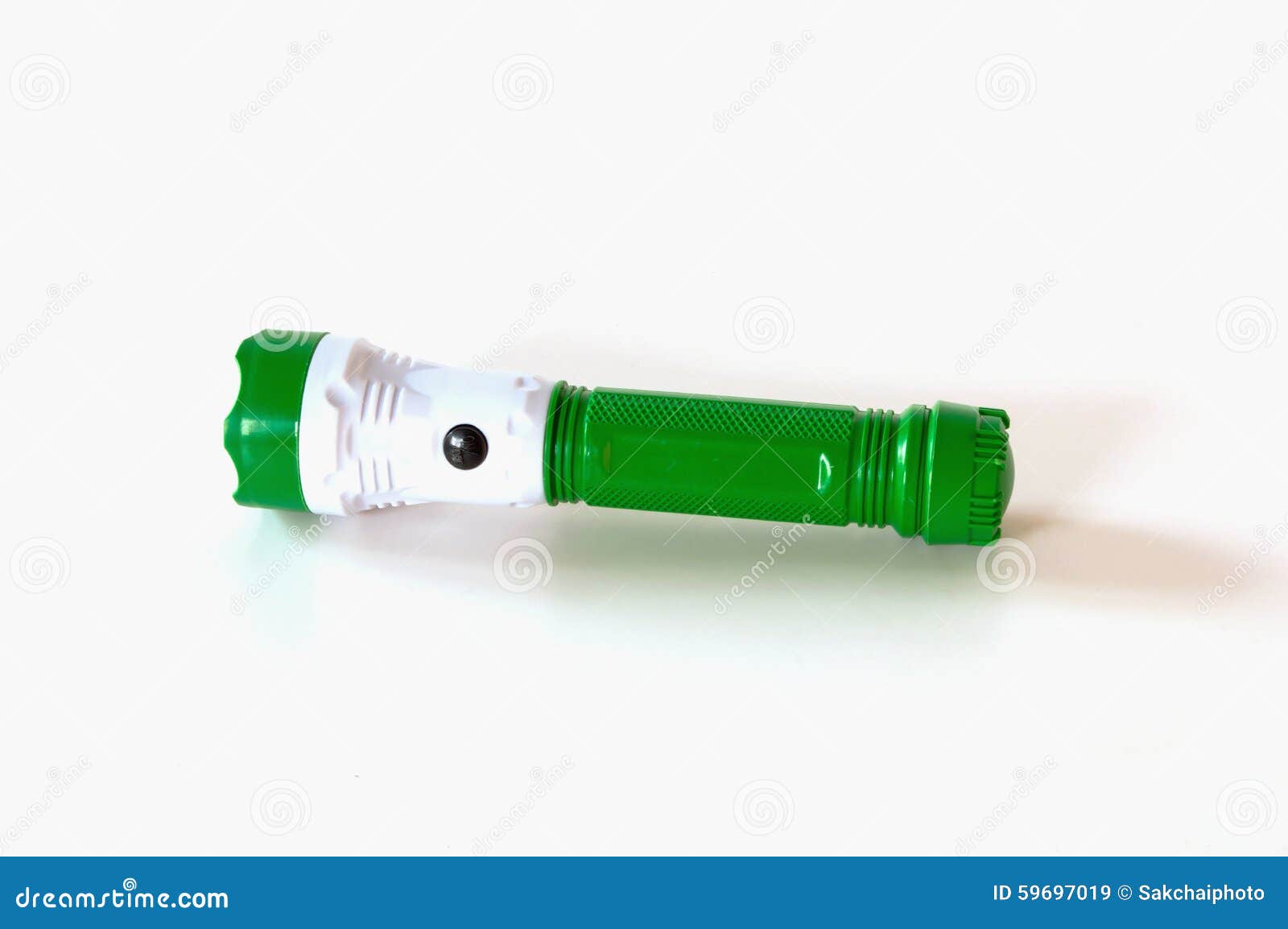 Green Torch on a White Background Stock Image - Image of black ...