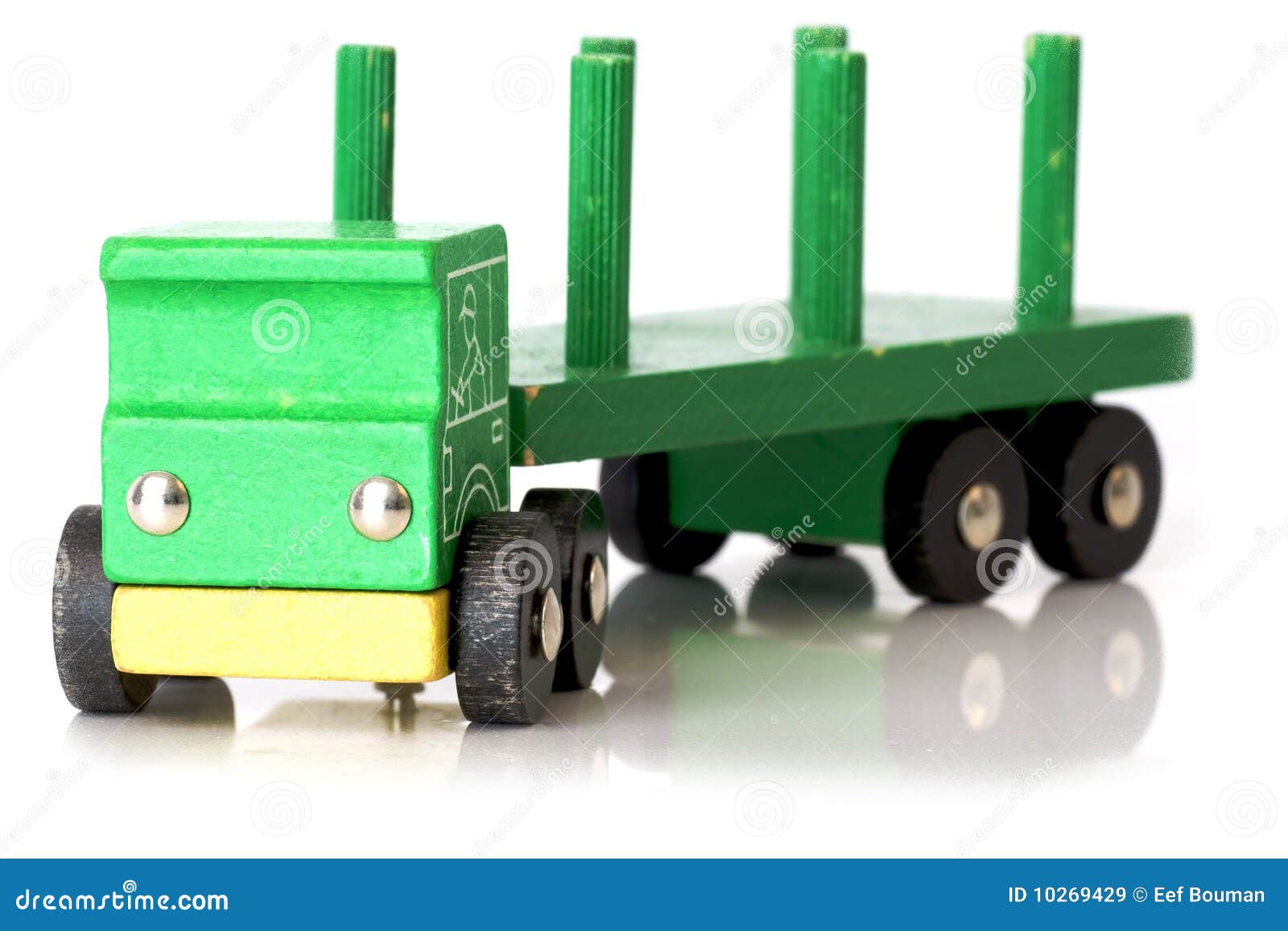 Green toy truck stock image. Image of isolated, black - 10269429