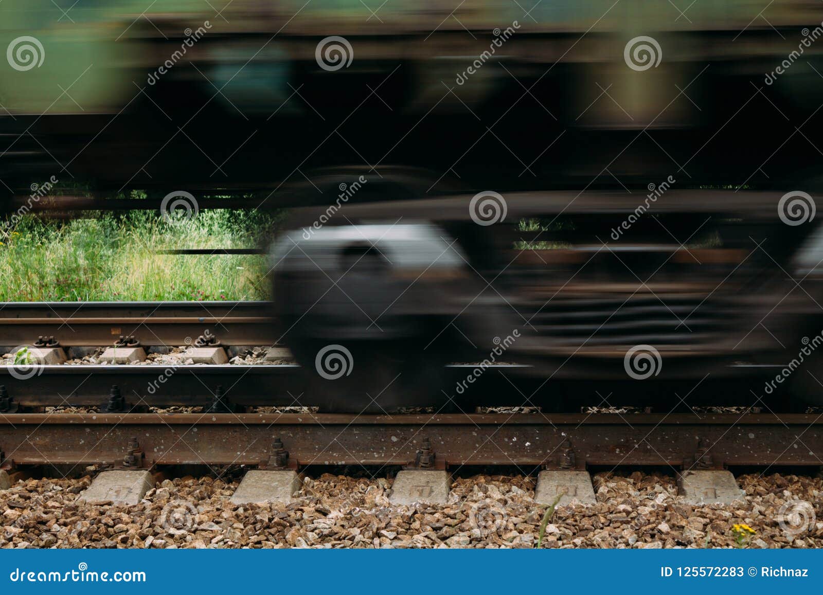 Train in motion stock image. Image of transportation - 125572283