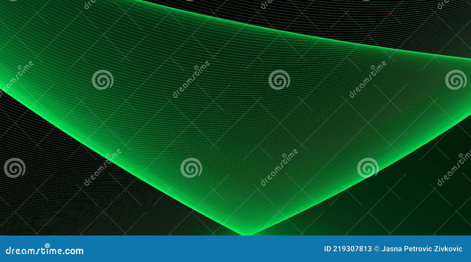 Green Transparency Gradient Abstract Wave Background Stock Illustration ...