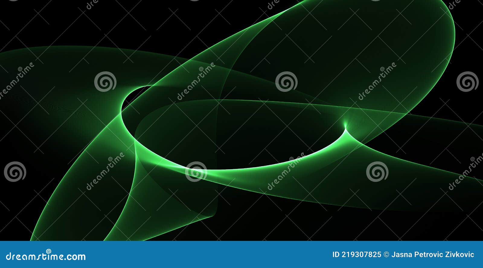 Green Transparency Gradient Abstract Wave Background Stock Illustration ...