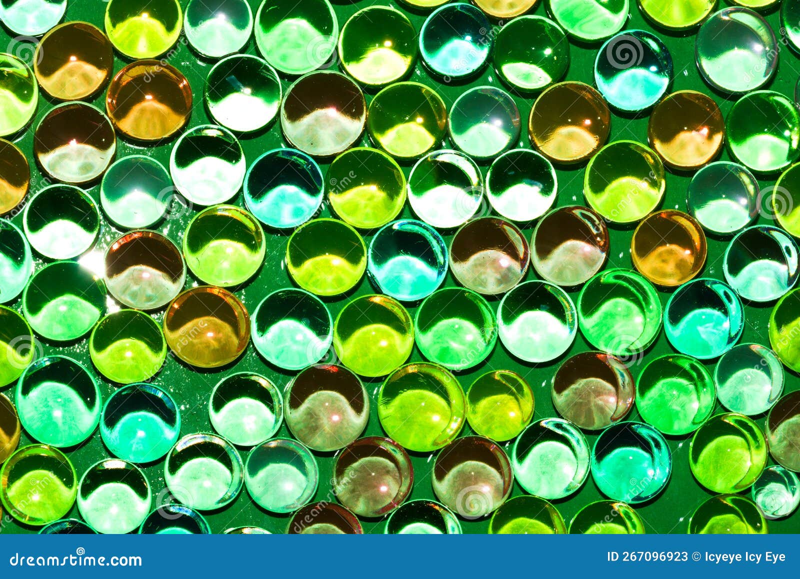 Green Transparent Balls in Different Shades, Creative Abstract ...