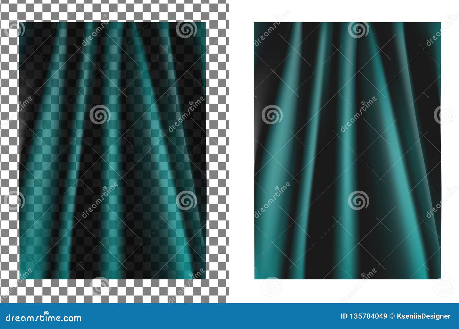 Green Transparent Plastic Wrapper Stock Vector - Illustration of ...