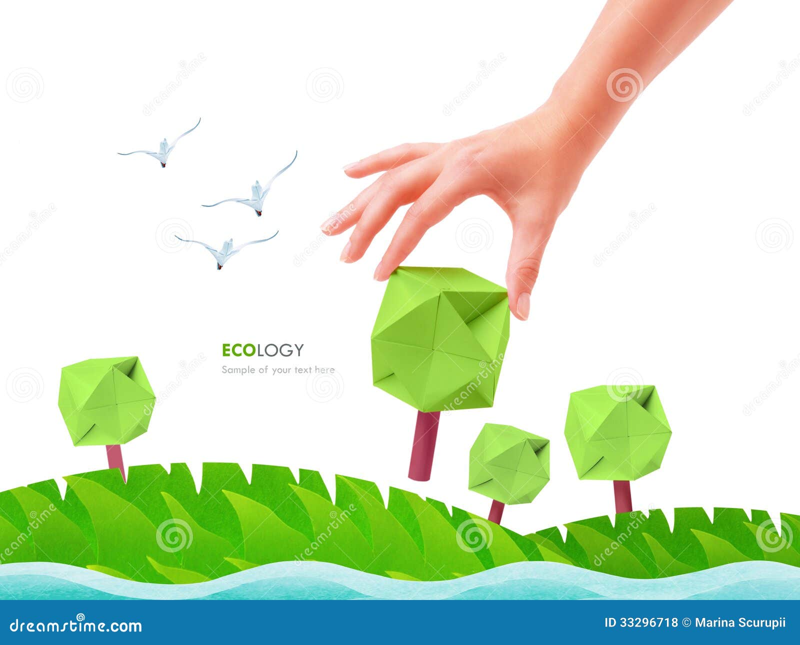 Green tree ecology stock photo. Image of human, agriculture - 33296718