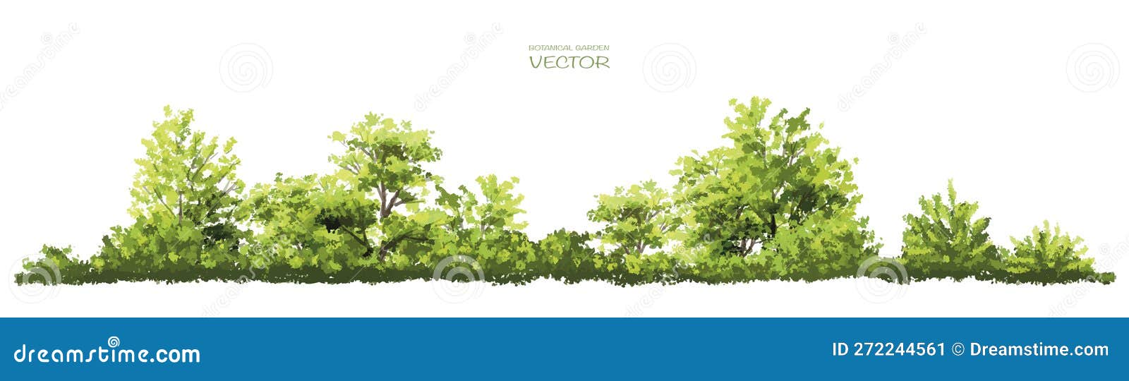 Green Tree ,forest with Grass Elevation for Landscape Scene Stock ...