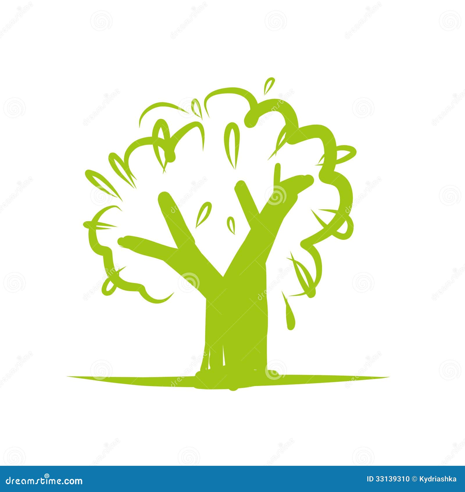 Green Tree Icon for Your Design Stock Vector - Illustration of icon ...