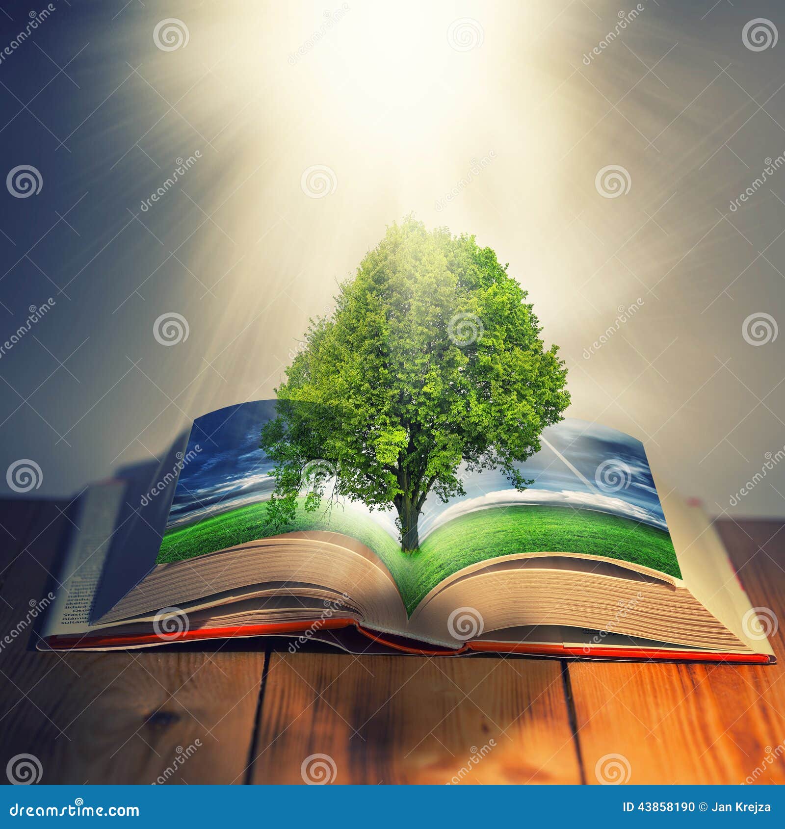 Green tree stock illustration. Illustration of creativity - 43858190