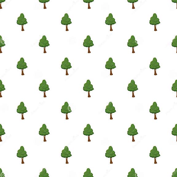 Green tree pattern stock vector. Illustration of repeat - 98320459